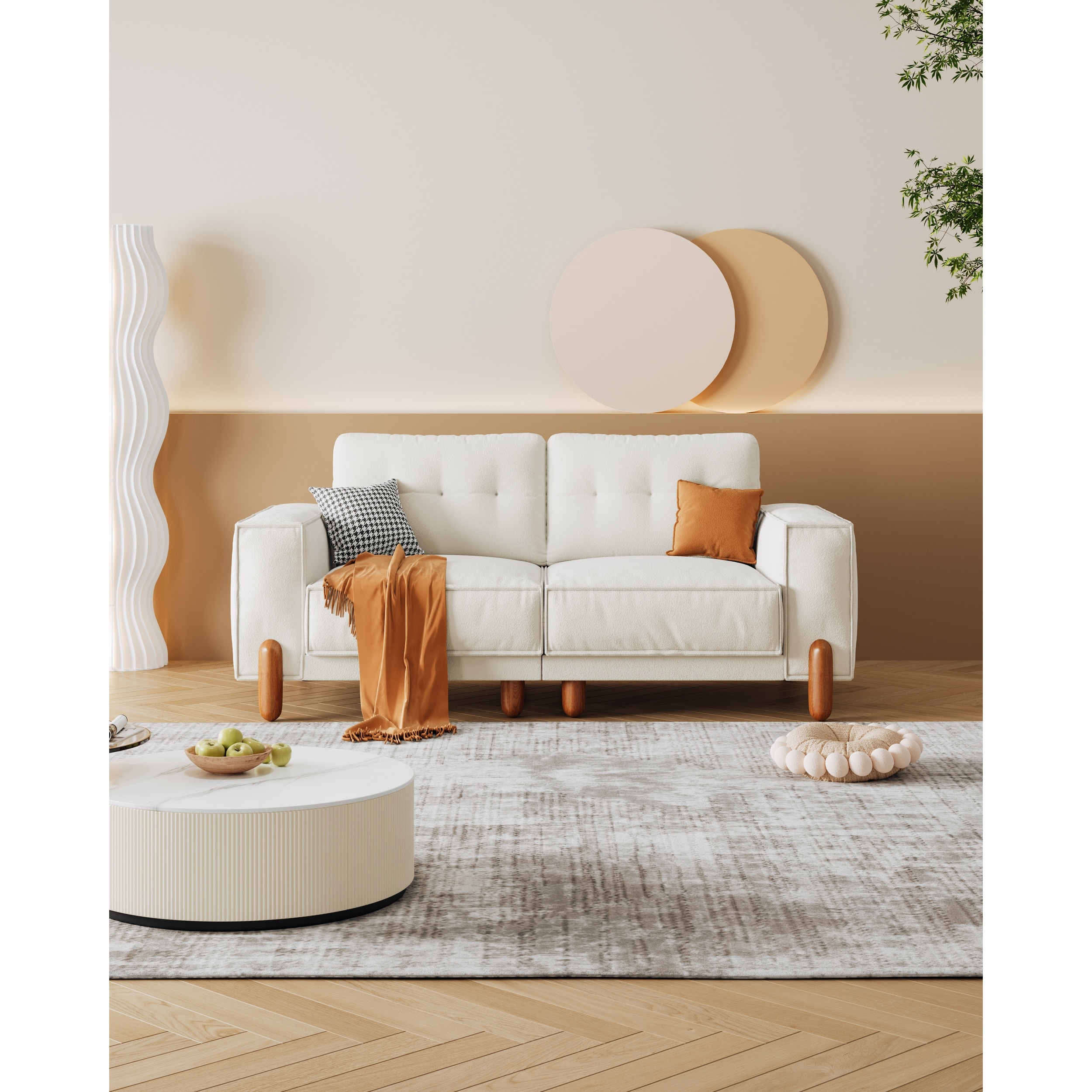 Loveseat Sofa with Deep Seat Bed Bath Beyond 40951490