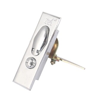 90mm Length Metal Push Button Pop Up Plane Type Security Lock Silver ...