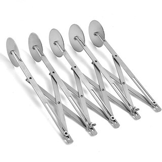 Double cutter Adjustable Pizza Wheel Pastry Cutter Slicer - Bed Bath & Beyond - 42702568