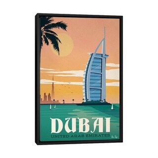 iCanvas "Dubai" by IdeaStorm Studios Framed Canvas Print - Bed Bath ...