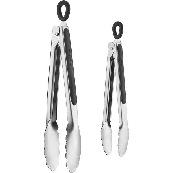 Cuisinart 2pc Tong Set - 7" & 9" Stainless Steel Tips, CTG-00-2TNG ...
