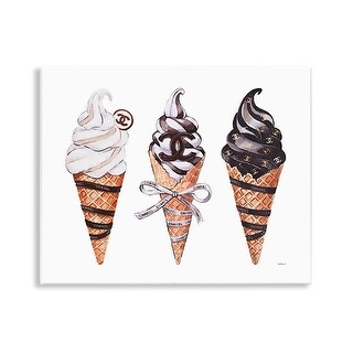 Stupell Fashion Brand Ice Cream Wall Plaque Art Design By Amanda ...