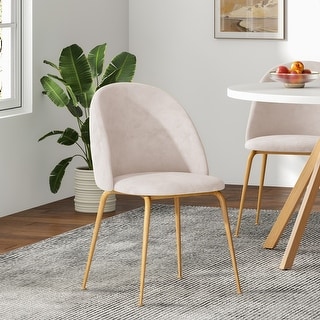 Set of 4 Performance Velvet Dining Chair, Barrel Back Side Chair - N/A ...