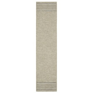 Style Haven Calayan Woven Gridwork Grey Ultimate Performance Area Rug ...