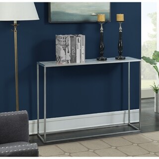 Gold Coast Faux Marble Console Table, Multiple Finishes - Bed Bath ...