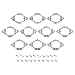 Metal Label Holders, 68x44mm Name Card Tag Frames for File Drawer ...