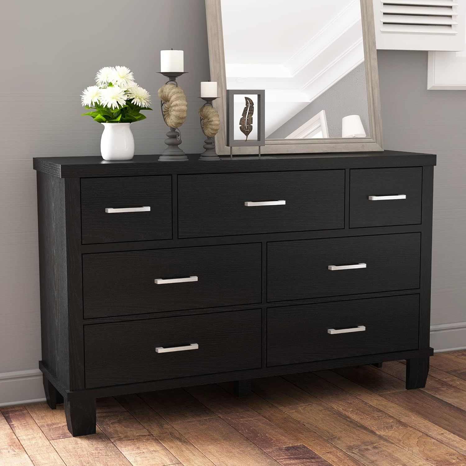 Black media chest store