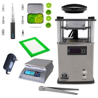 RosinBomb Rocket Rosin Press, Scale with Focus Handling & Storage Kit ...