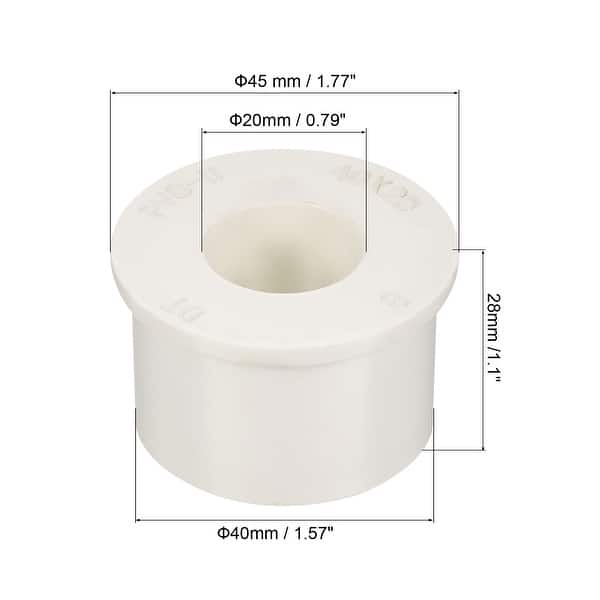 PVC Reducer Bushing, Pipe Fitting Coupling Tube Connector Adapter ...