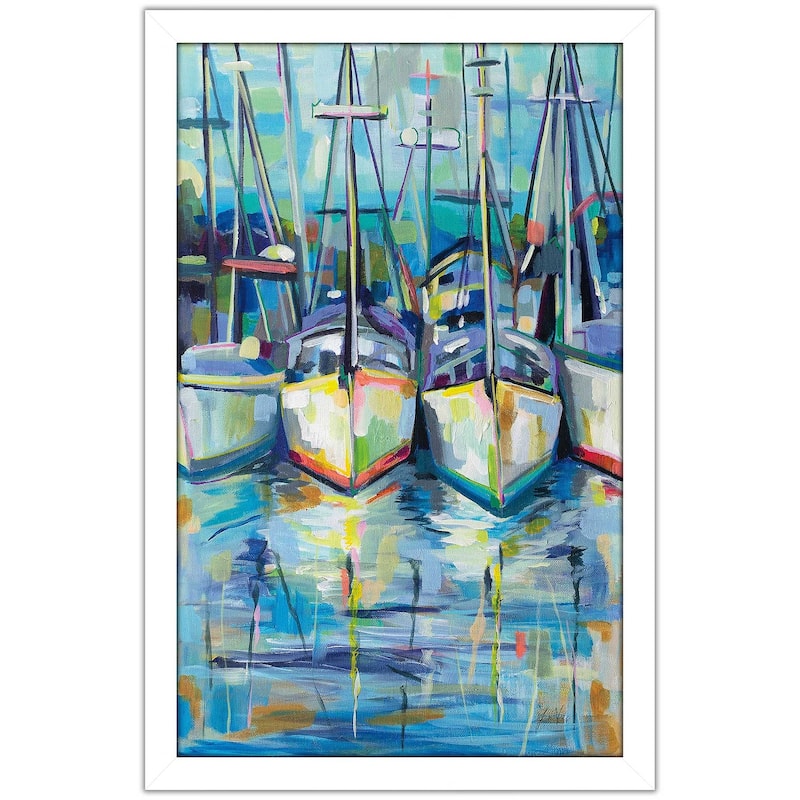 "Morning Dock" Print on Acrylic - Overstock - 36531390