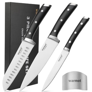 Kitchen Knife Set, 3 Pcs Chef Knife Set Sharp Knives Sets, High Carbon ...