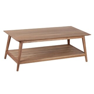 Porter Designs Portola Transitional Solid Acacia Wood Coffee Table ...