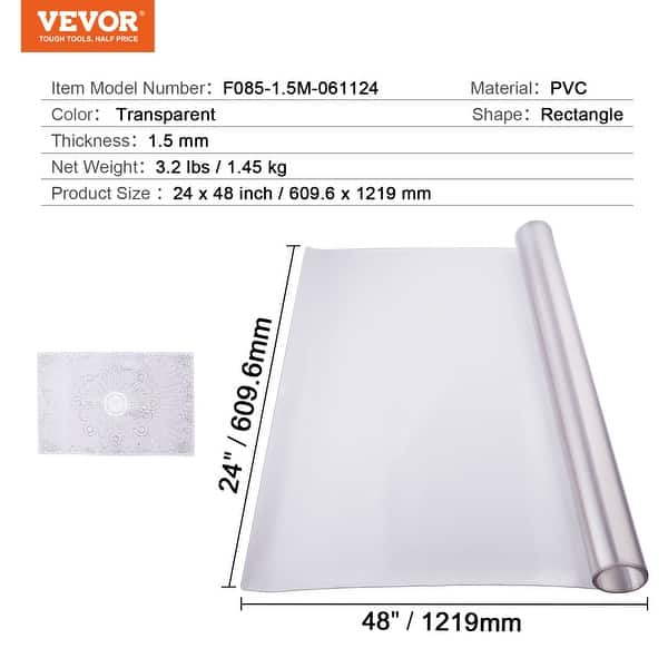 rectangular dining room table protector