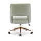 Boucle Upholstered Office/ Desk Chair - Swivel/ Adjustable Height - Bed ...