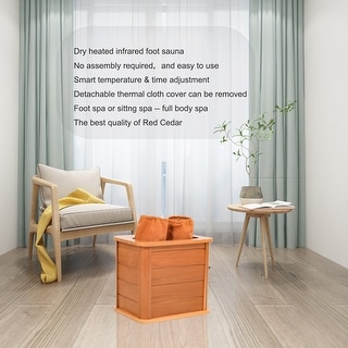 Portable Dry Heated Infrared Foot Spa and Sauna without Water - Bed ...