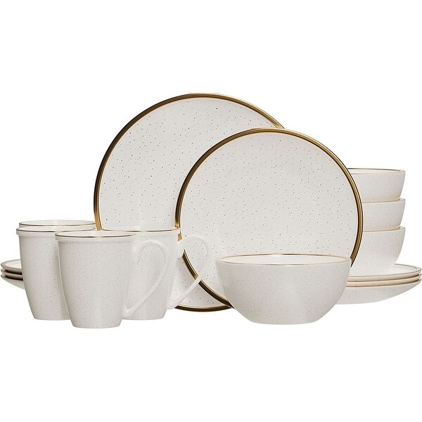 Sango Kaya Blue 16 Piece Stoneware Dinnerware Set, Service for 4 - On Sale - Bed Bath & Beyond ...