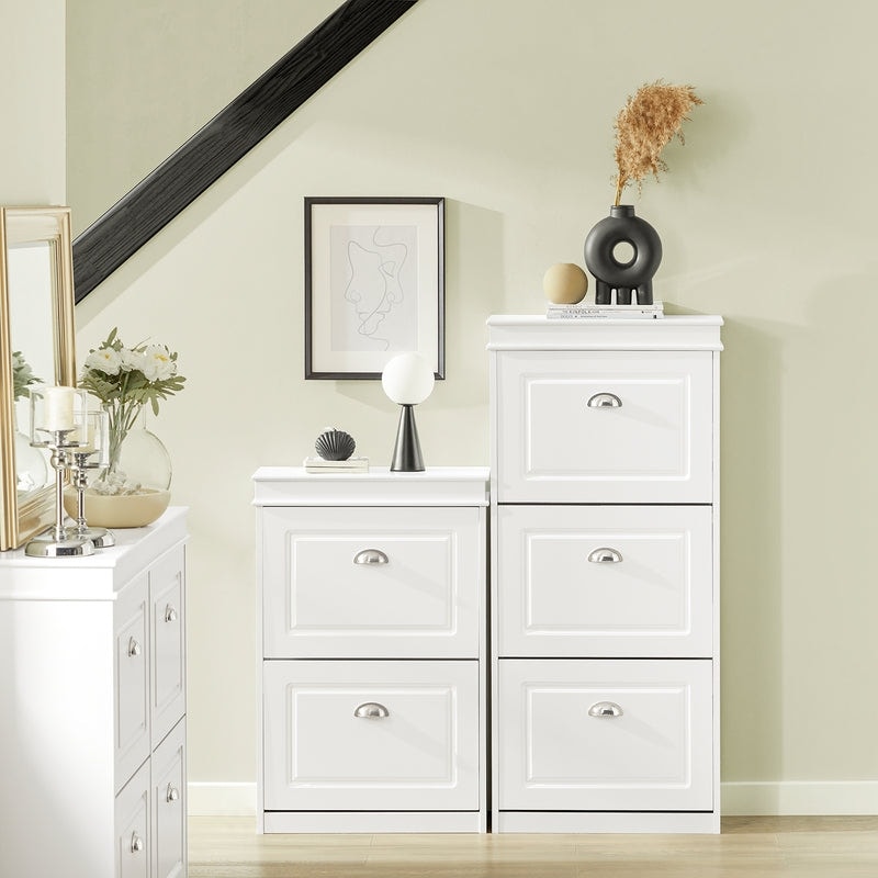 SoBuy FSR94 W 3 Drawers Shoe Cabinet Shoe Rack Shoe Storage Organizer On Sale Bed Bath Beyond 39806798