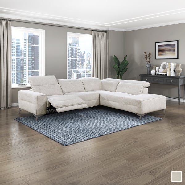 Bradford 2-Piece Power Reclining Sectional Sofa with Right Chaise - Bed ...