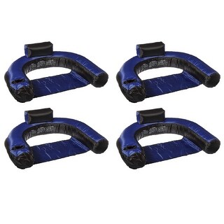 Swimline Inflatable Nylon Covered Swimming Pool U-Seat Chair Float (4 ...