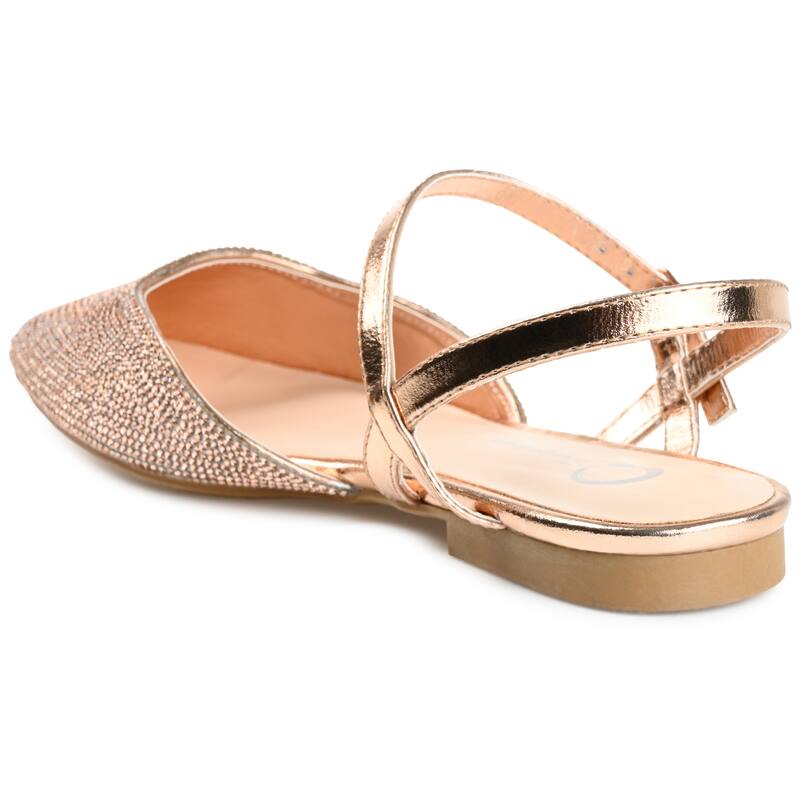 Journee Women's Nysha Evening Dress Flats - Overstock - 43183463