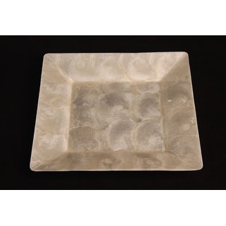 8.25" Silver and Brown Tapered Square Decorative Display Tray - Bed ...