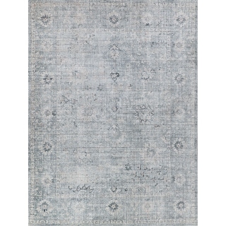 EXQUISITE RUGS Cambridge Hand-loomed Wool/Bamboo Silk Blue Area Rug ...