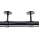Meriville Ceiling-Mounted or Wall-Mounted Curtain Rod Brackets, for up ...