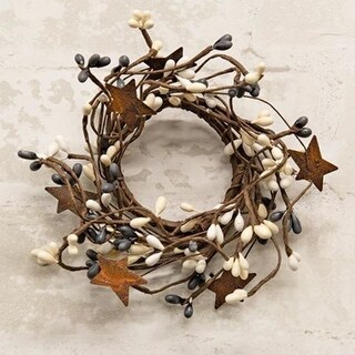 Pip Berry Ring With Stars Farmhouse Mix 2" - Bed Bath & Beyond - 32391262