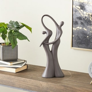 Black or White Ceramic Dancing People Decorative Sculpture - Bed Bath ...