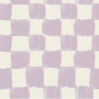 Mr. Kate Tess Watercolor Soft Lavender Checker Peel & Stick Wallpaper ...