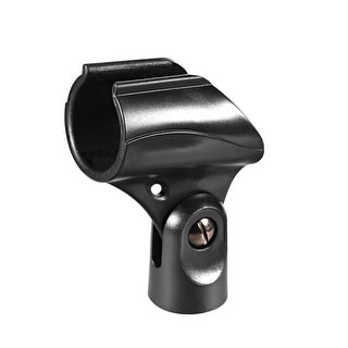 Universal Microphone Mic Clip Holder f 30mm Mic Stand 15mm Thread Dia ...