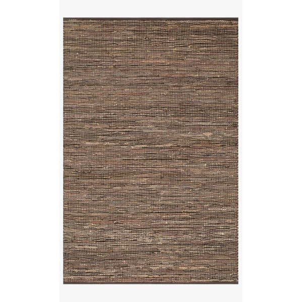 Alexander Home Farmhouse Jute and Leather Handwoven Area Rug - On Sale ...