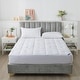 Royal Velvet Button Stitch Stain Restistant Mattress Pad - White - Bed ...