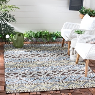 SAFAVIEH Veranda Rudy Indoor/ Outdoor Waterproof Patio Backyard Rug - 2 ...