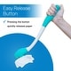 Long Reach Comfort Wipe Toilet Tissue Aid Bottom Buddy Tool - White ...