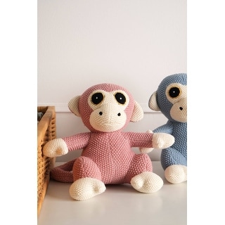 Expobazaar Soft Monk Stuffed Toy (Coral Almond) - Bed Bath & Beyond ...