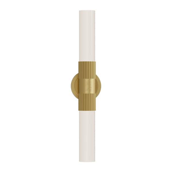 Alora Lighting VL416102 Rue 2 Light 8" Tall Wall Sconce - Bed Bath ...