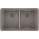 Lexicon Platinum Quartz 50/50 Double Equal Bowl Kitchen Sink - Bed Bath ...