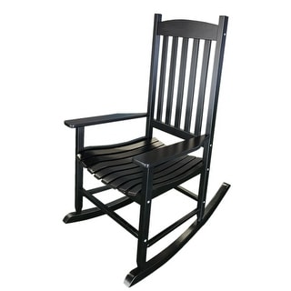 Outdoor Wood Slat Rocking Chair - Bed Bath & Beyond - 36148851