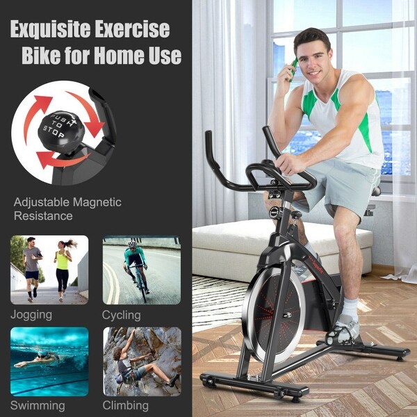 Magnetic exercise cycle store