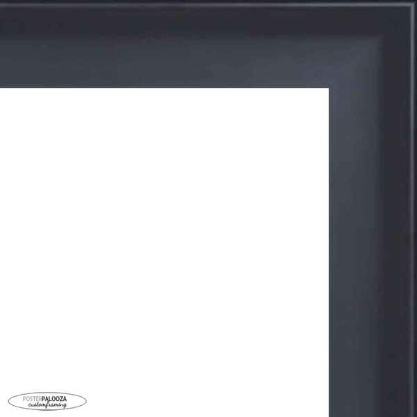 15x10 Contemporary Black Complete Wood Picture Frame with UV Acrylic ...