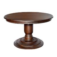 Casual Elements Jackie 4ft Solid Mahogany Wood, Round Pedistal Dining ...