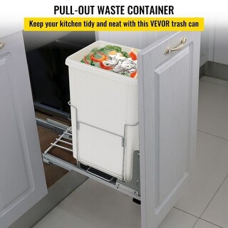 37Qt Pull-Out Waste Container - Bed Bath & Beyond - 37364034