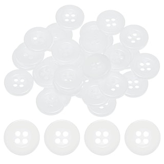 Sewing Buttons - Resin Round Flat Craft Replacement Buttons for Coat ...