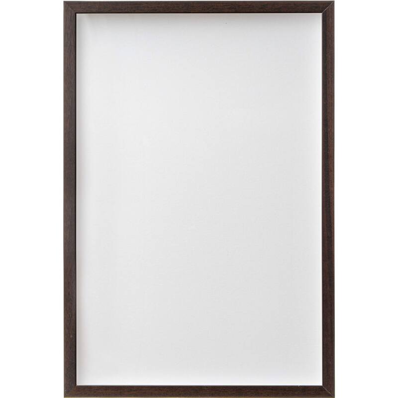 6x10 Brown Walnut Shadow Box Frame | 3/4" of Depth | Includes Hardware ...