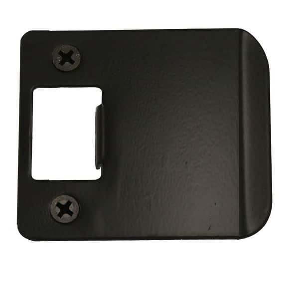 DON-JO 2-1/4" X 1-3/4" Extended Lip Strike Plate with Round Corners ...