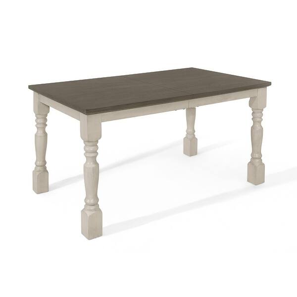 CraftPorch Mid-century Elegant Two-tone Dining Table - Grey - Bed Bath ...