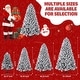 Prelit Pencil Snow Flocked Spruce Artificial Christmas Tree, Pre ...