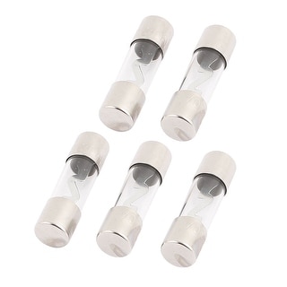 5 Pcs Standard Glass Car Audio Power Wire AGU Fuses 20A 38mm x 10mm ...
