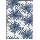 World Rug Gallery Floral Tropical Reversible Recycled Plastic Outdoor ...
